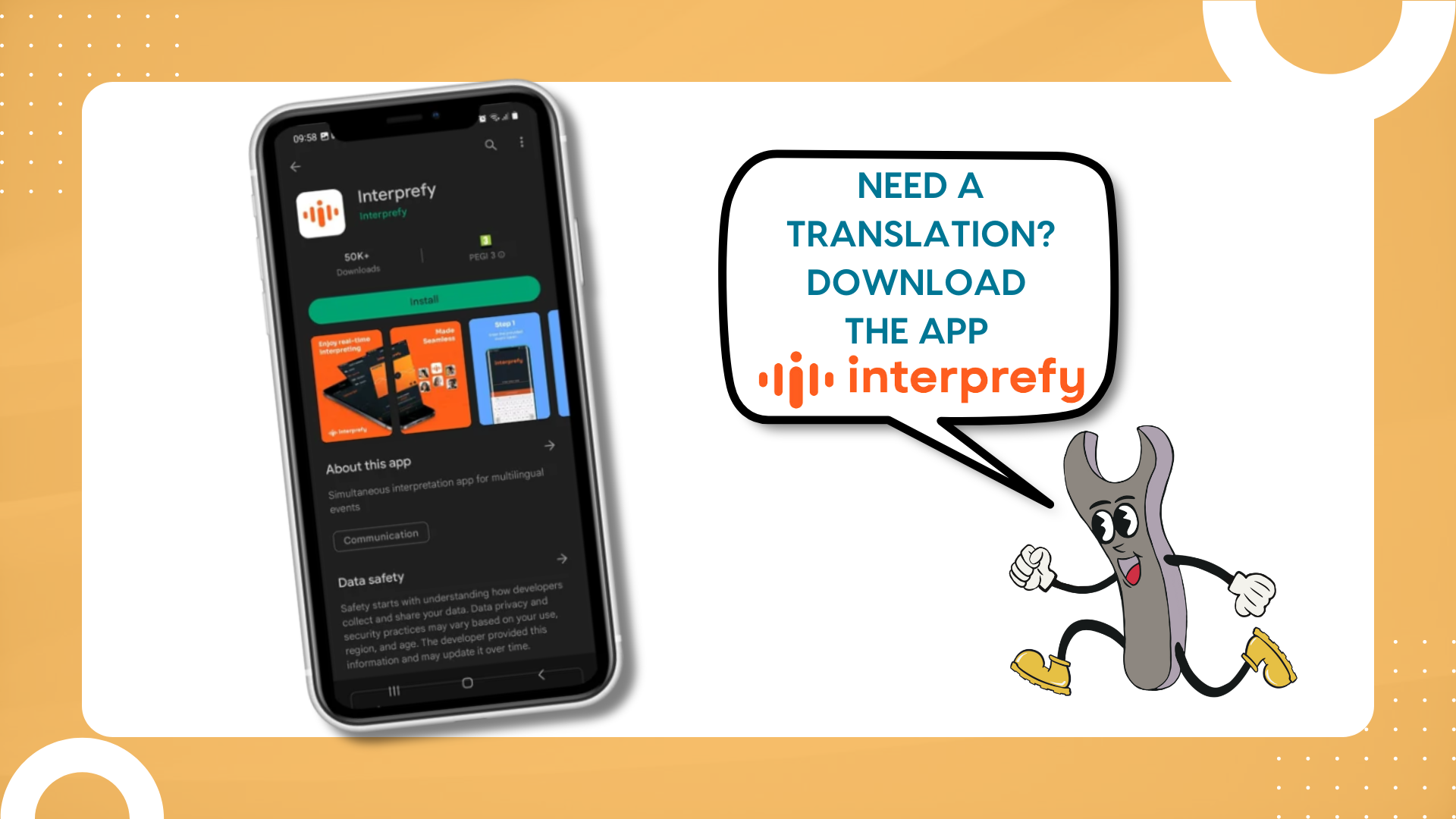 Need a translation during EuroMaintenance 2024? Download the app Interprefy